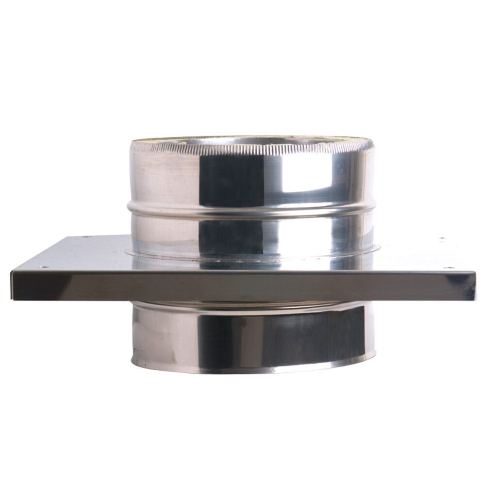 Console Plate - Twin Walled Pipe 175mm (Stainless) - Flexible Flue Liners