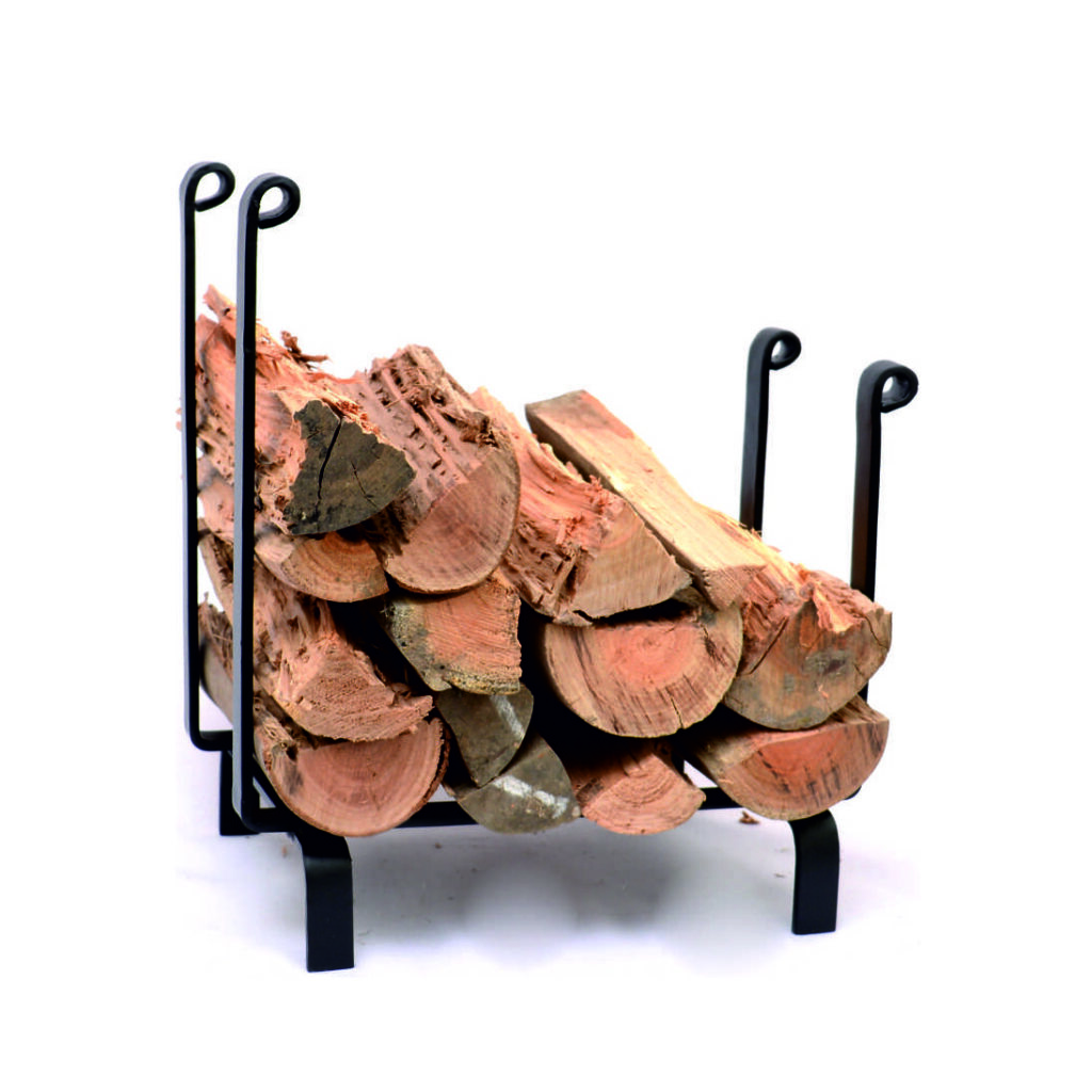 Fireside 'Birtley' Log Rack (Black) - Flexible Flue Liners